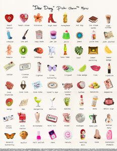 “Dear Diary” Charmie Bag - Pick Your Picto-Charms™ – Haricot Vert