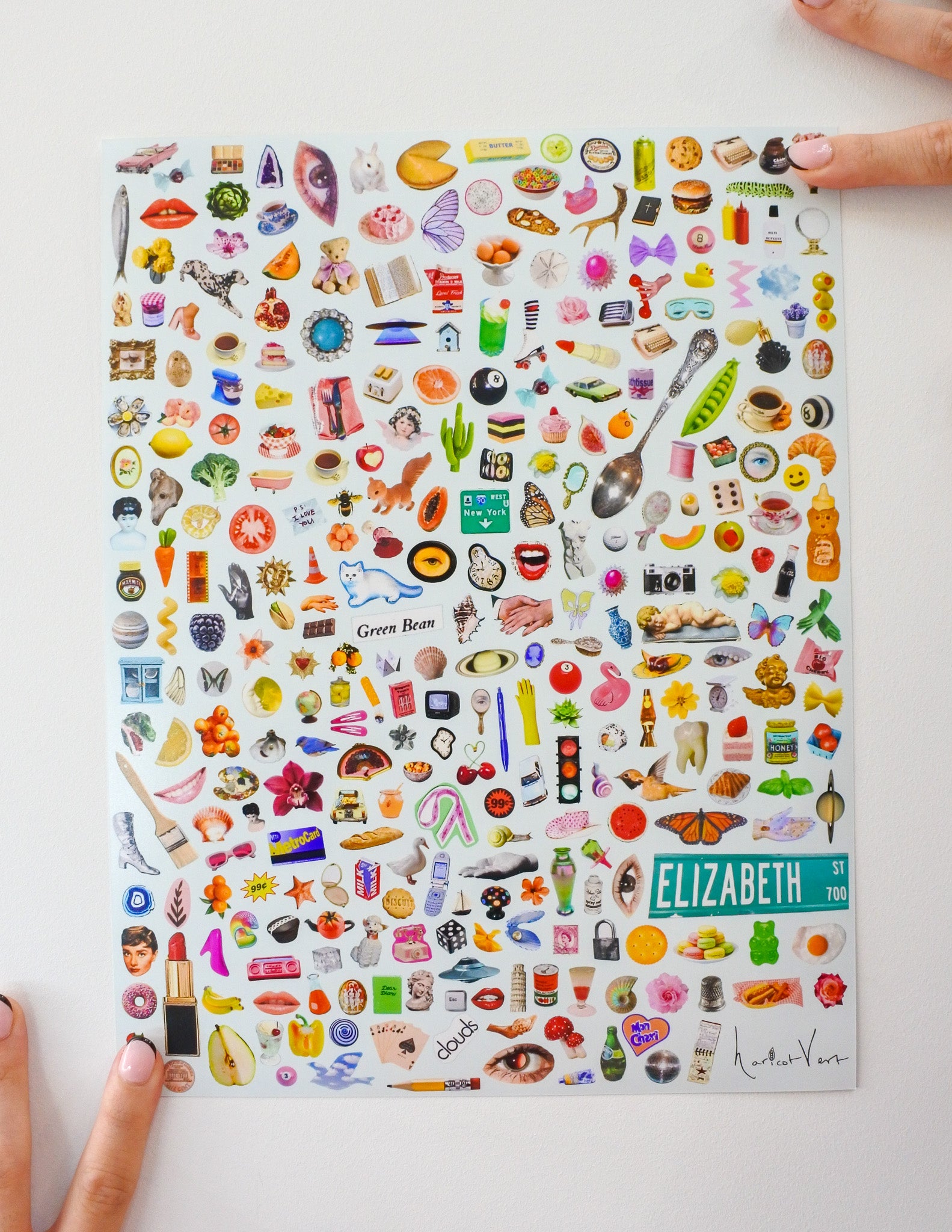 eye spy picto-poster – Haricot Vert