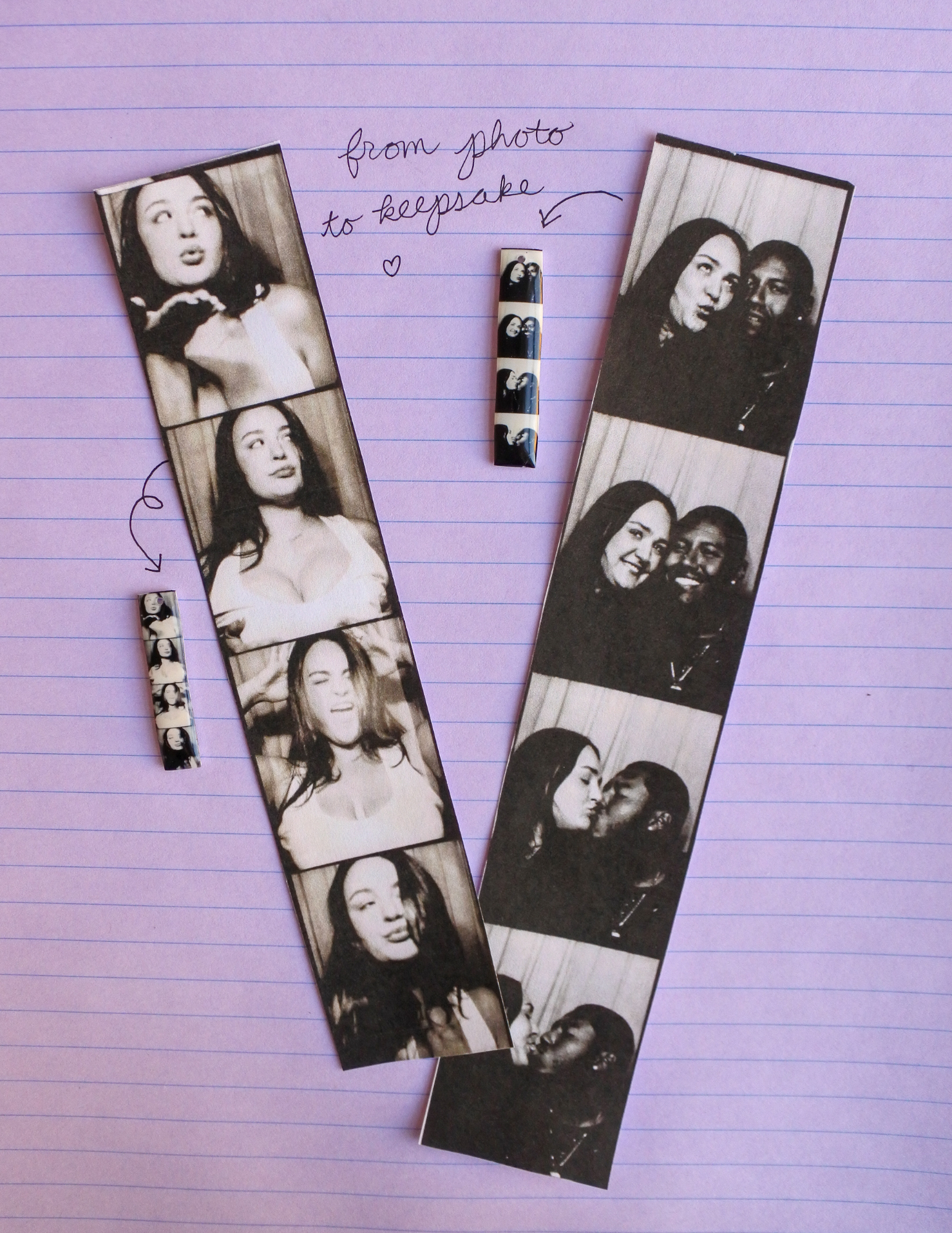 ~autophoto~ custom picto-strip™ charm – Haricot Vert