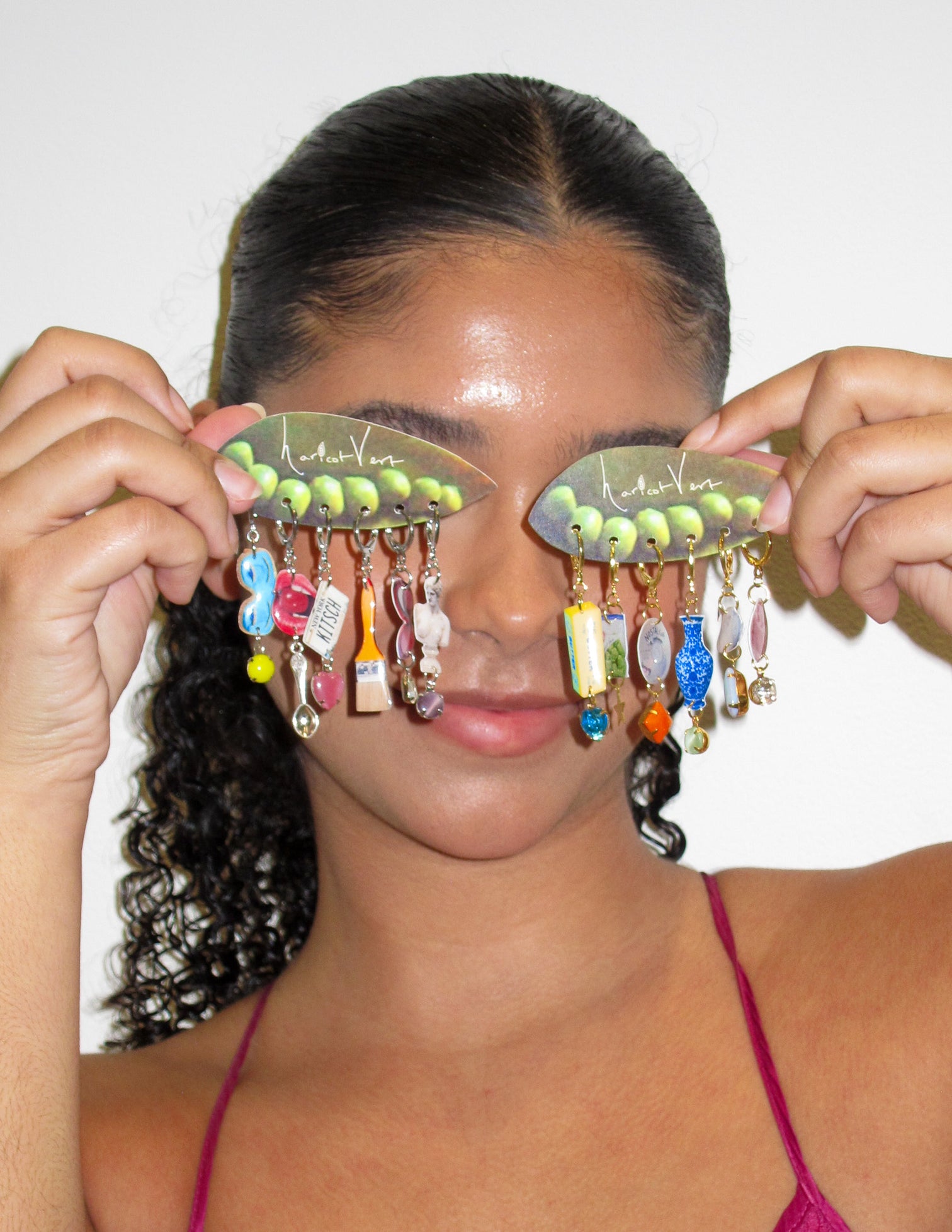 Pick & Mix ~ Single Dangle Earring – Haricot Vert