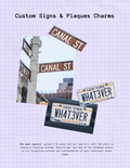 upload your own ~ signs & plaques – Haricot Vert